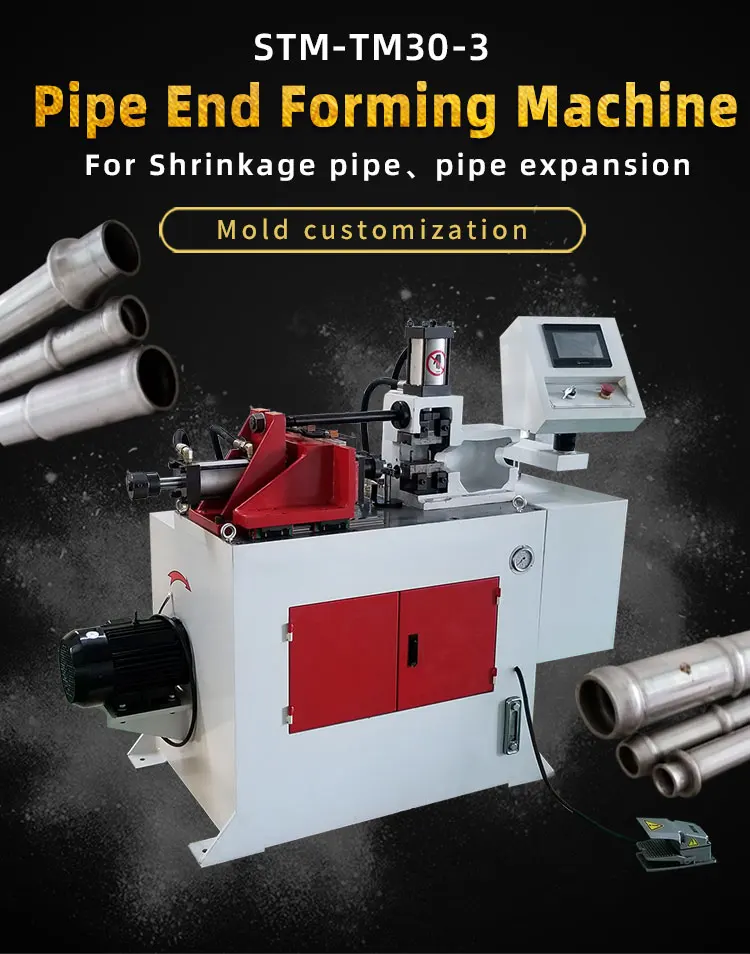Stm Tm30 Steel Tube End Forming Machine Tube Reducing Machine Pipe End ...