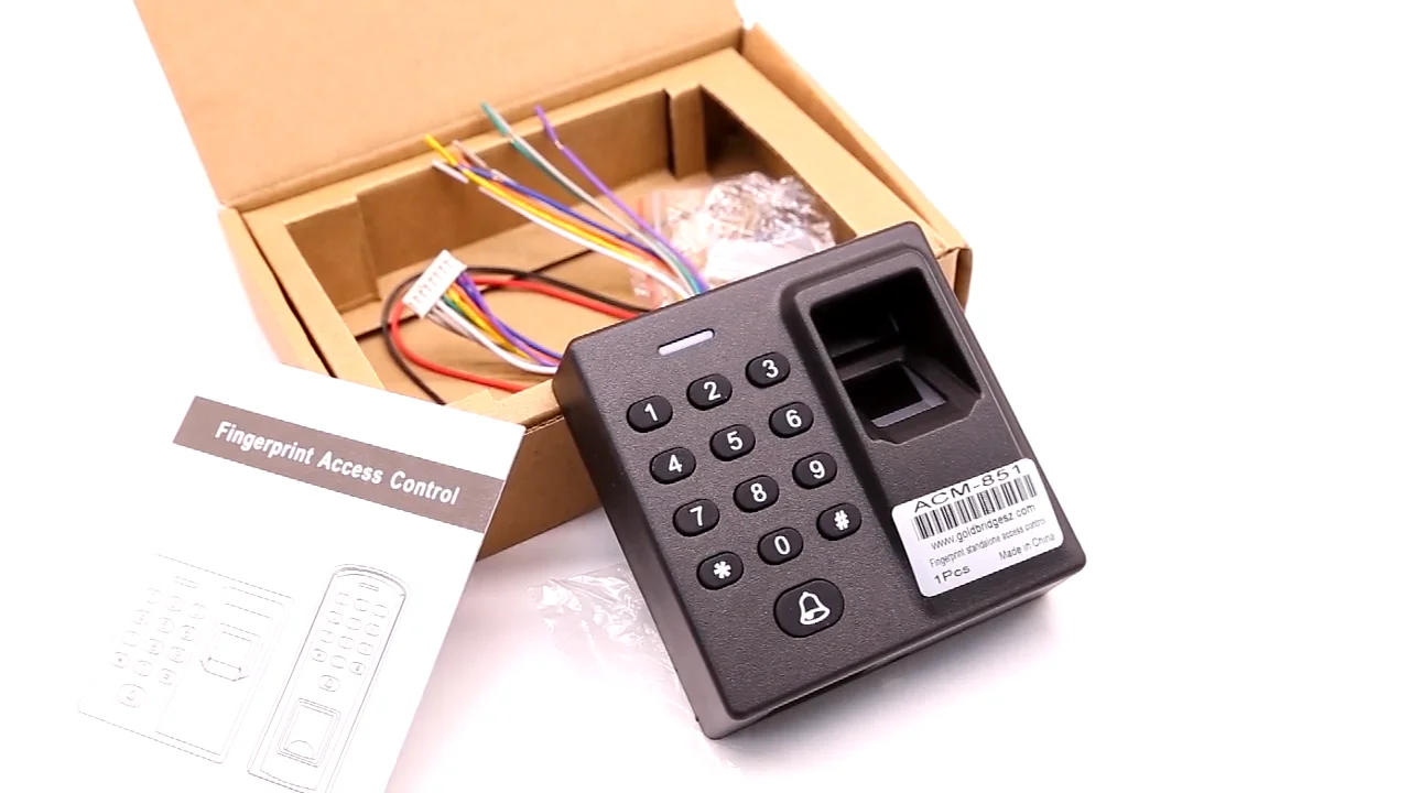 Finger Print System Biometric Recognition Entrance Security Rfid ...