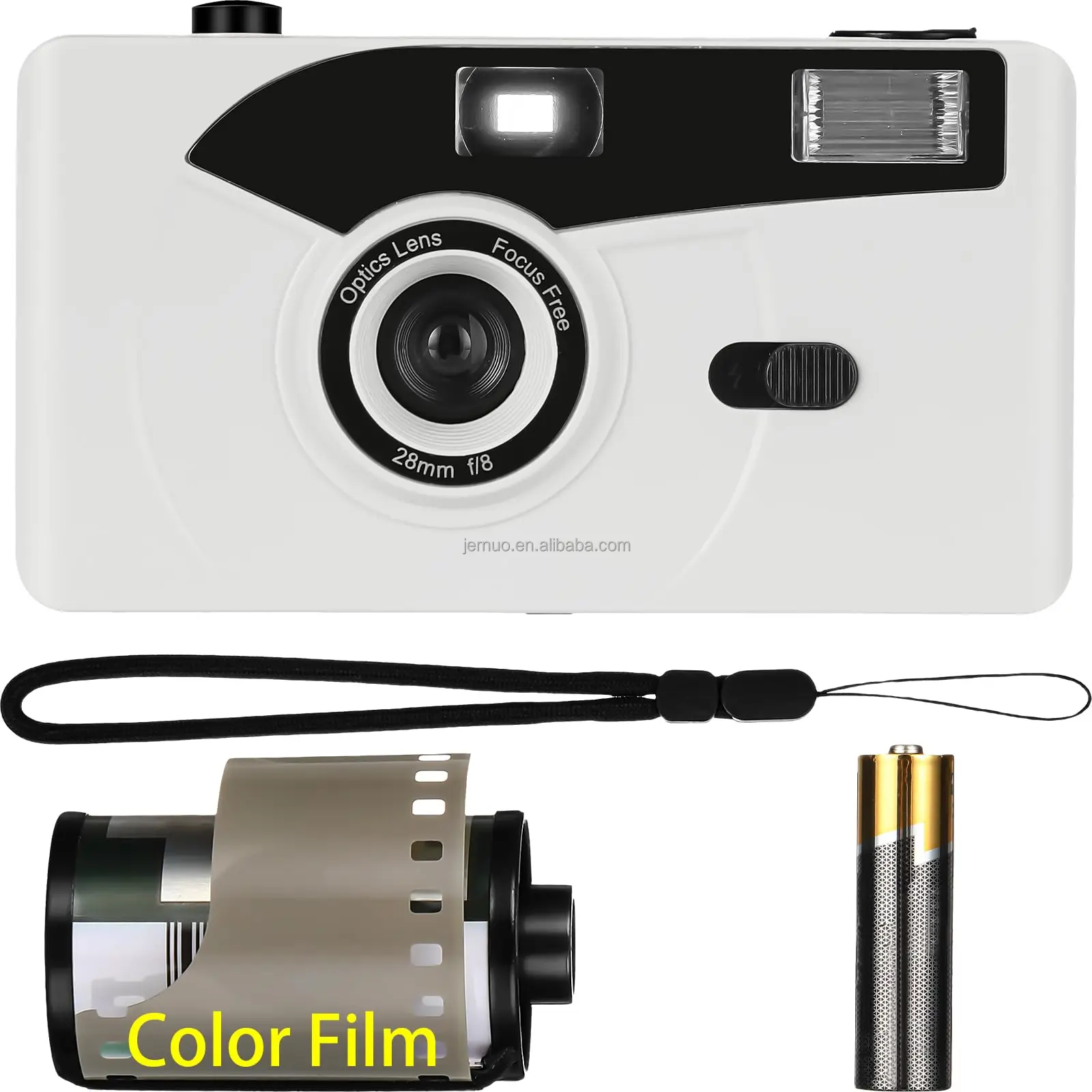 Premium Oem Colorful Reloadable Non Disposable White 35mm M35 Reusable ...