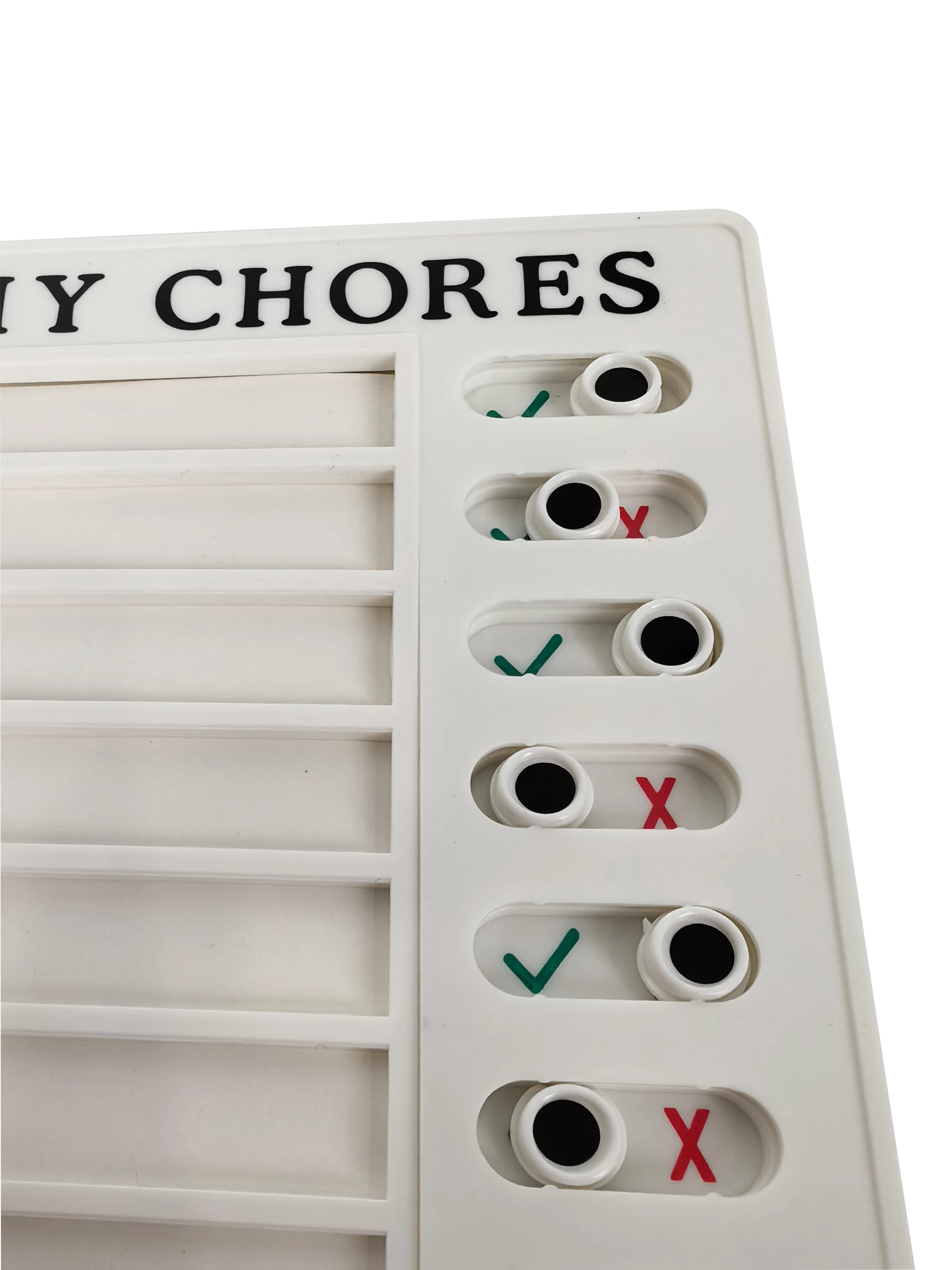 Plastic Check List Board Chart Memo Check List Magnetic Chore Chart for ...