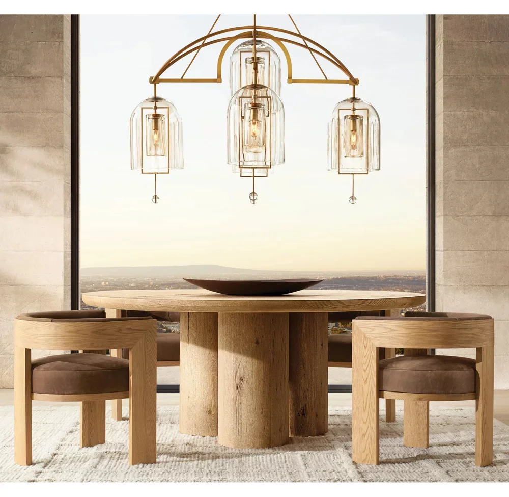 Newly Design American Style Luxury Hotel Dining Table Set Interior ...