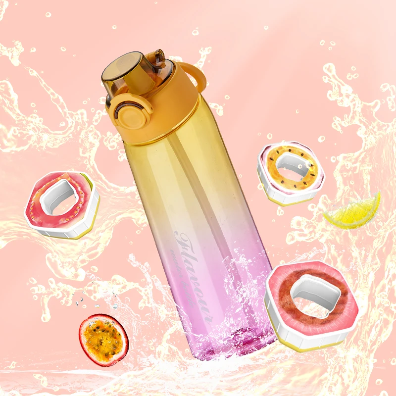 2024 New Flavored Water Bottle Bpa Free Tritan Plastic Scent Flavoured ...