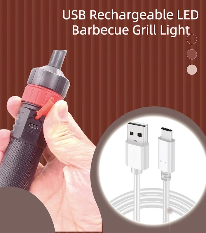 Magnetic LED Working Light with USB-C Rechargeable Folding Multiple ...