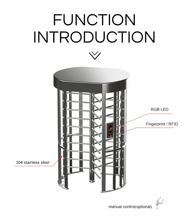 Full Height Turnstile - Secure and Efficient Access Control