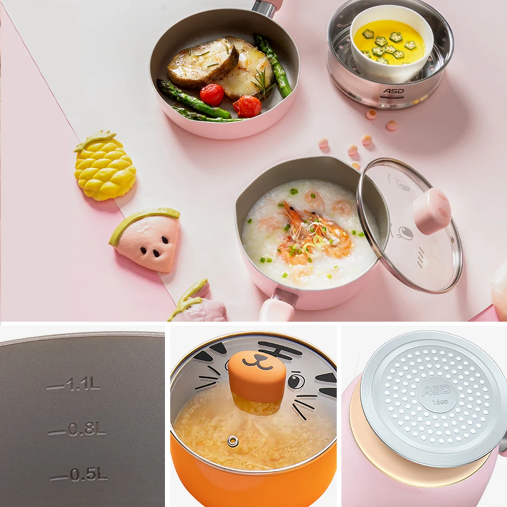 Cute Complementary Food Pots and Pans Induction Mini Frying Pan ...