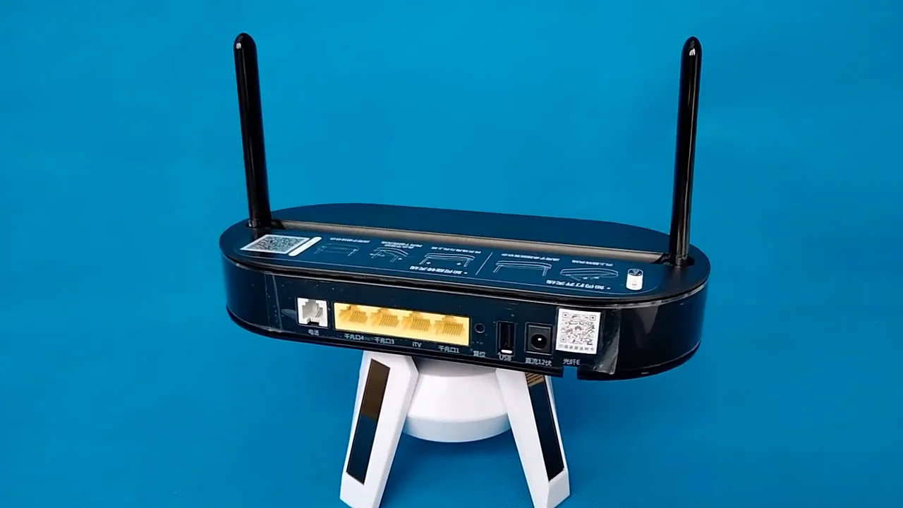 Onu Dual Band Hs8145v Gpon Terminal Ont 4ge+pots+2.4g&5g Wifi Router ...