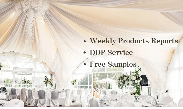 Ceiling Draping Curtains for Wedding Parties Chiffon Backdrop Curtain ...