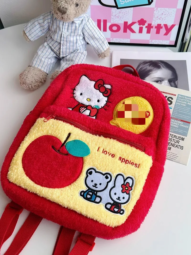 Botu New 2024 Kawaii Sanrio Plush Bags Anime Kitty Cartoon Shoulder ...