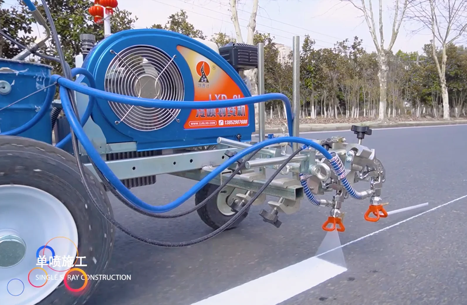 Ride on System Line Driver High Operating Efficiency Traffic Paint Line ...