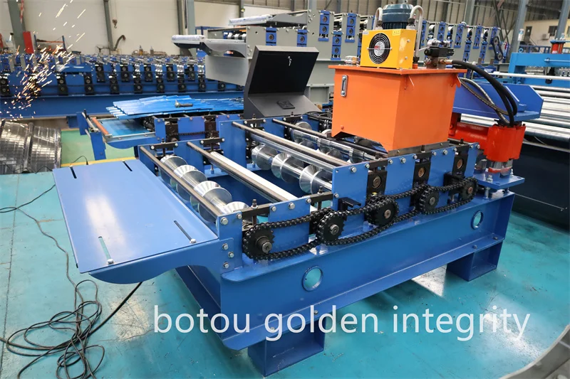 Auto Roofing Sheet Crimping Hydraulic Metal Roof Panel Curved Roofing ...