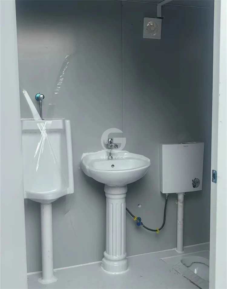 Emergency Portable WC Toilet and Shower 2 Private Toilet Stalls ...