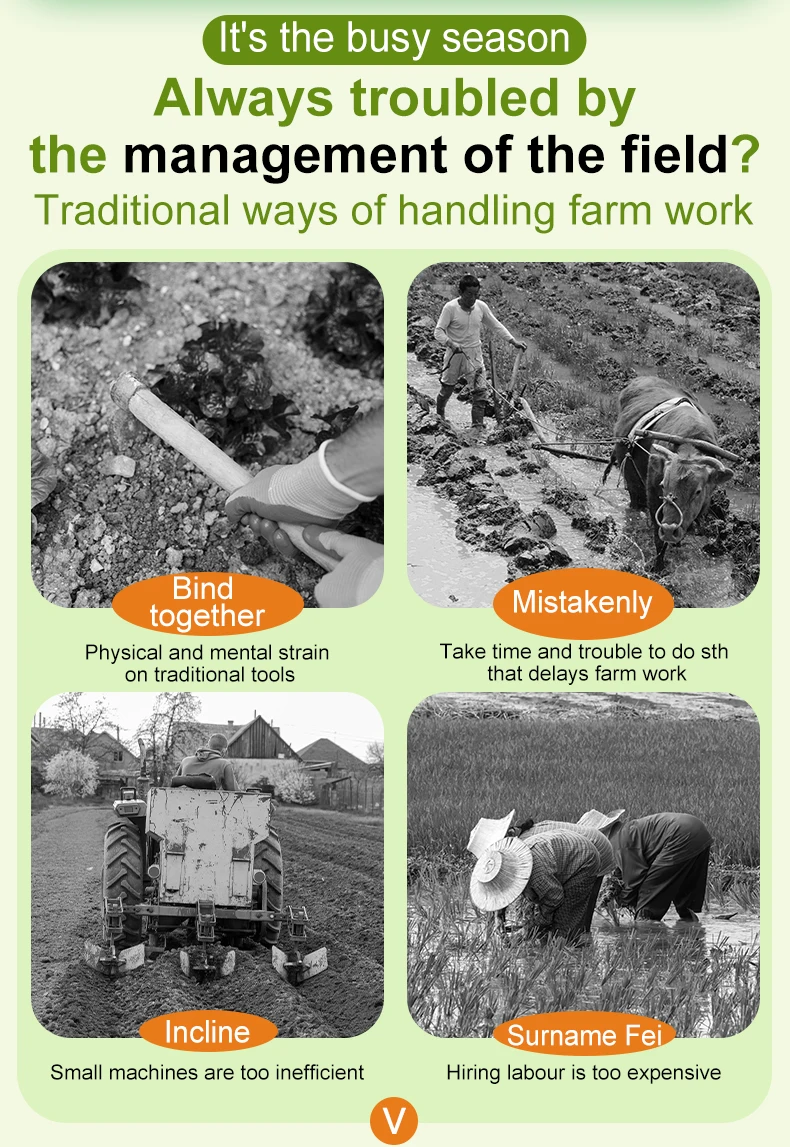 Cultivators Mini Tiller Rotary Farm Cultivator Mini Power Tiller ...