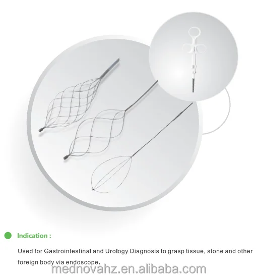 ERCP Nitinol Stone Extraction Basket - Efficient Retrieval
