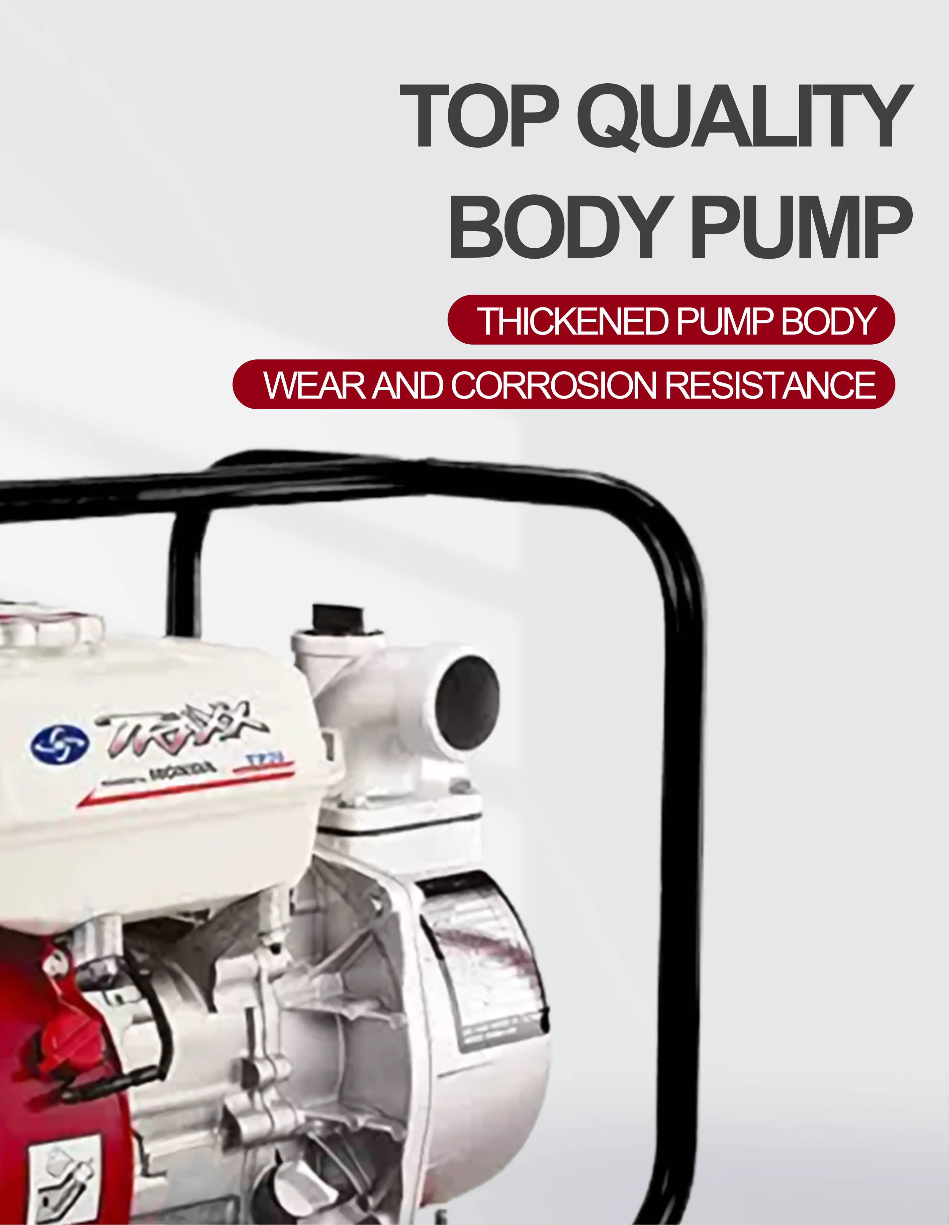 2 Inch Gasoline Power Honda Water Pump for Agriculture