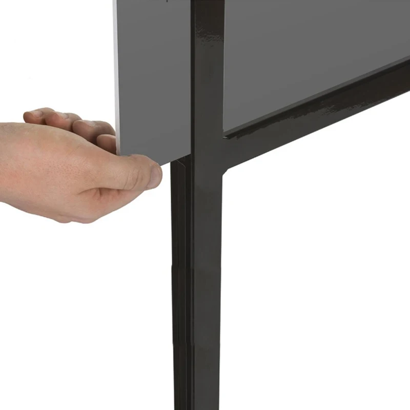 Metal Frame Poster Stand Sign Board Slide-In Poster Sign Holder ...