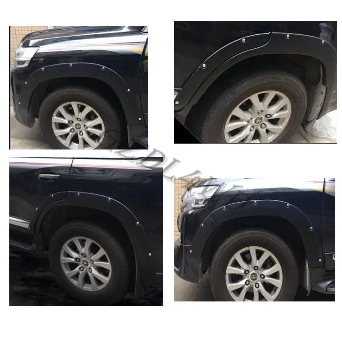 Front Wheel Arch Rear Fender Flares For Land Cruiser Lc200 2015 - 2020 ...