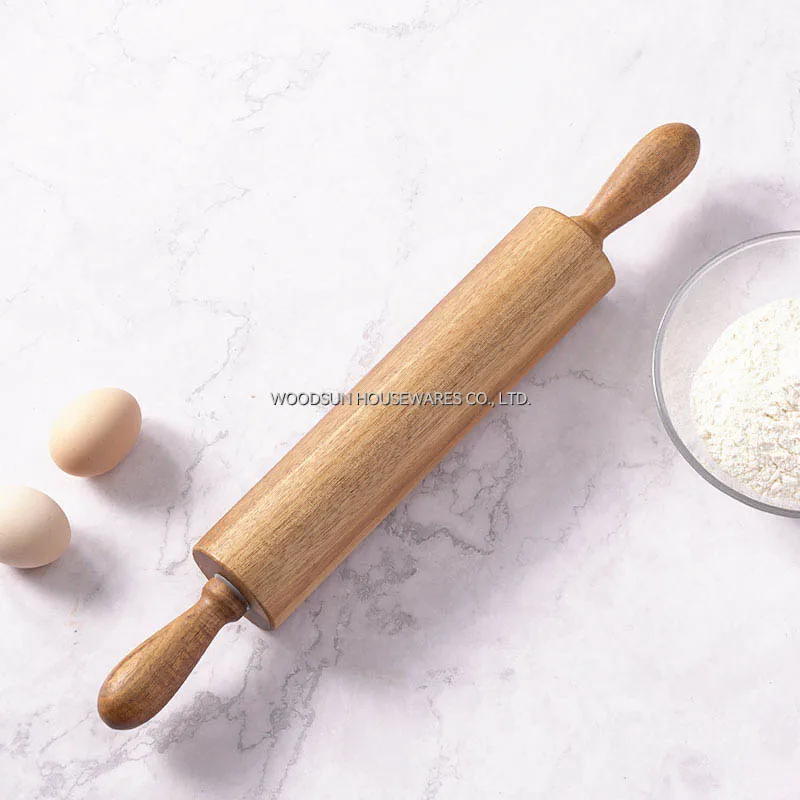Woodsun Wooden Rolling Pin - Durable & Sustainable Kitchen Tool