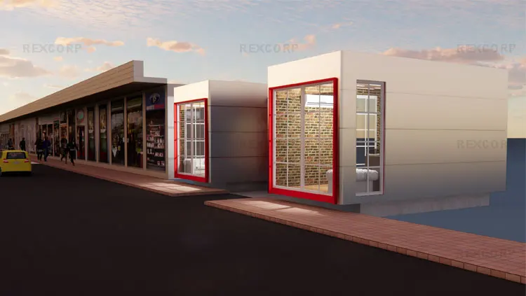 20ft Modular Container Salon - Portable Beauty Shop