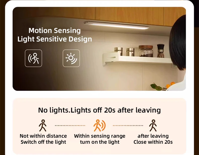 Wholesale Oem Motion Sensor Cabinet Light Wardrobe Closet Kitchen With ...