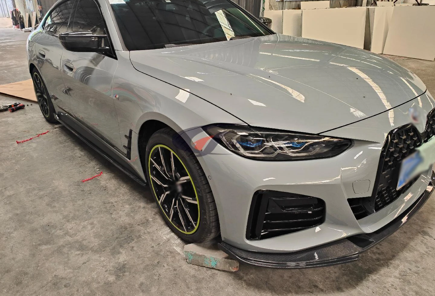 Mp Style Carbon Fiber Front Lip For Bmw 4series 425i G26 Front Lip ...