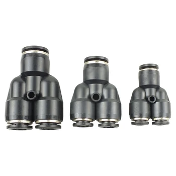 Pneumatic Connector Y-shaped Variable Diameter Tee Joint Py4-6-8-10-12 ...