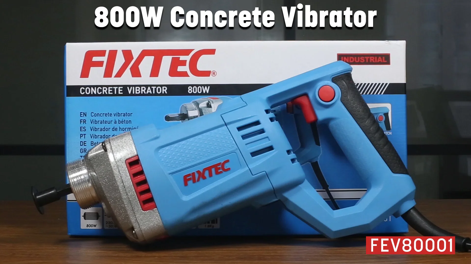 Fixtec Concrete Vibrator 800w Electric Hand Held Power Concrete Vibrator With 1.5m Hose - Buy ...