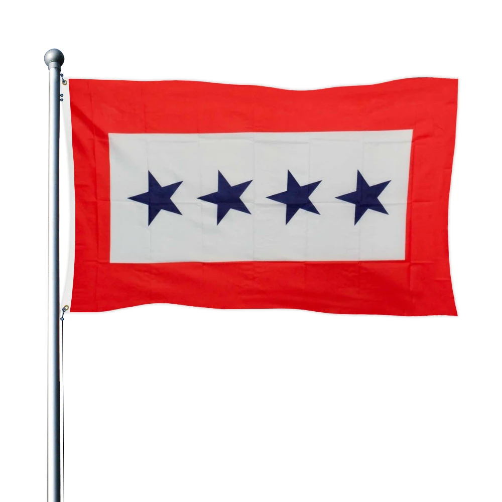 Red White And Blue Flags With Stars