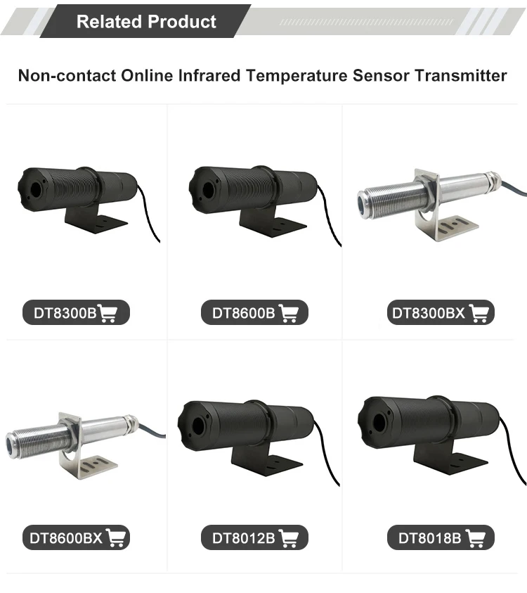 -50C ~ 300C Degree Digital Electrical Infrared Temperature Sensors for ...