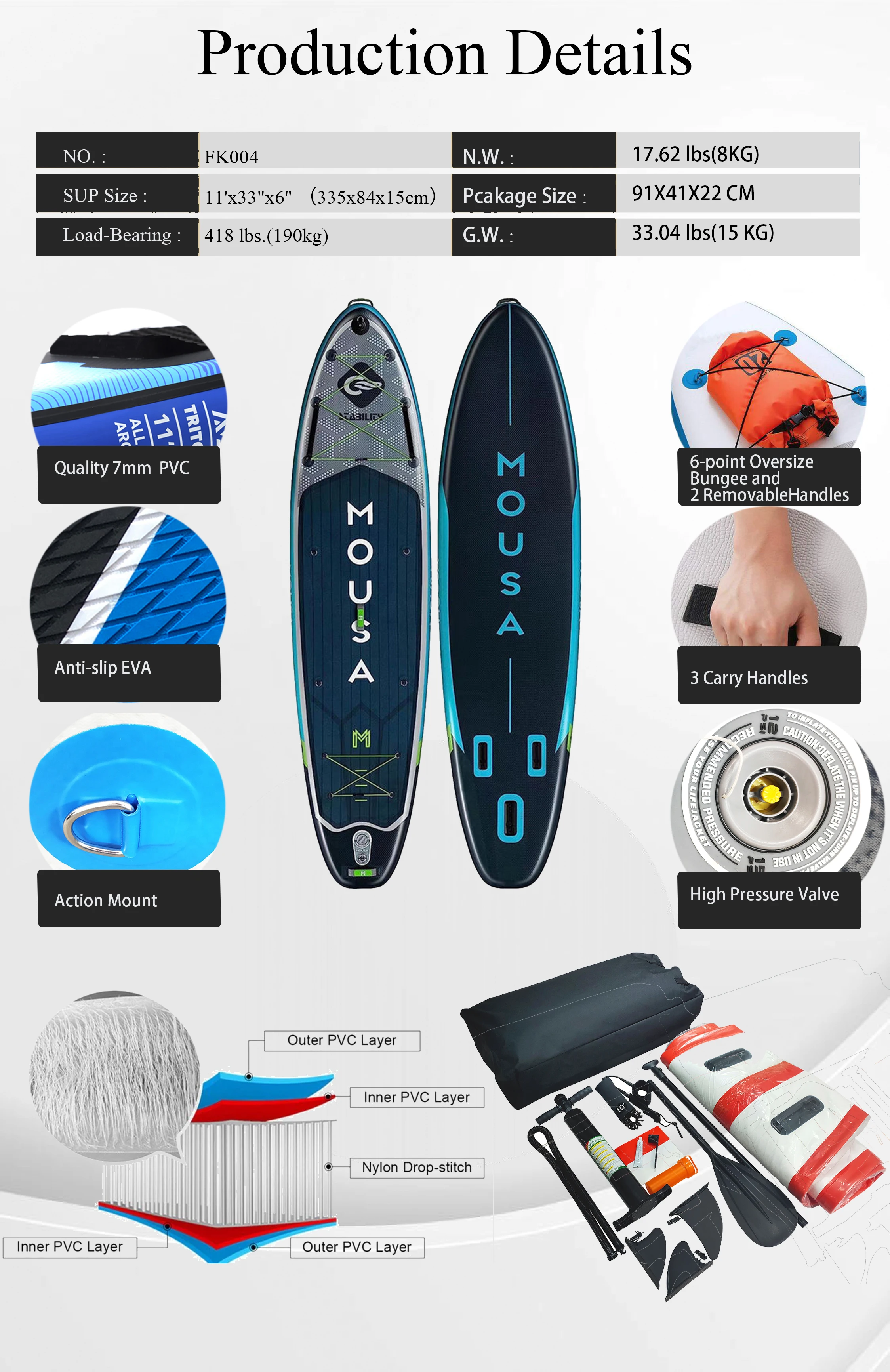 China Wholesale Sup Paddle Board Wooden Sup Custom Stand Up Paddle ...