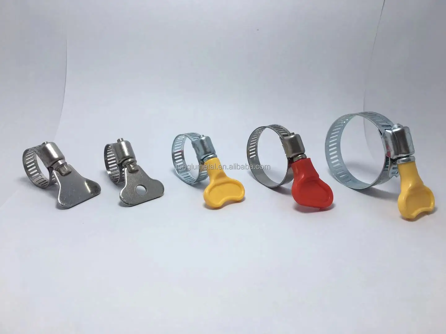 Galvanized and Stainless Steel butterfly Hose Clamps Band American ...