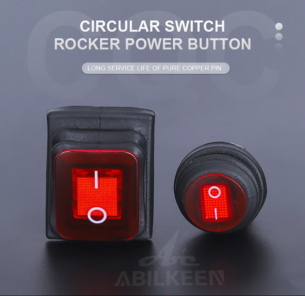 Anheda Single-pole Marine Rocker Switch Single Pole Rocket Switch&boat ...