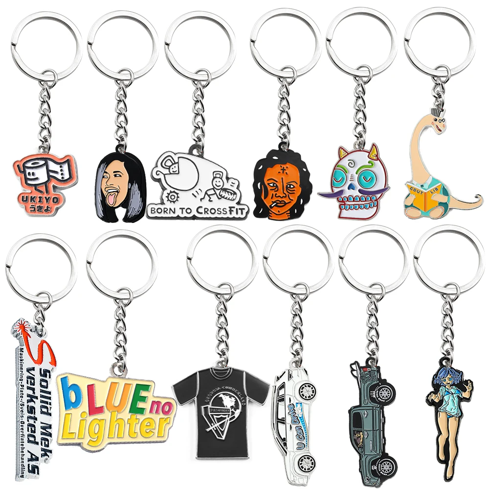 Customised Medal Keychain Logo Liberated Medal Woman Antique Gold ...