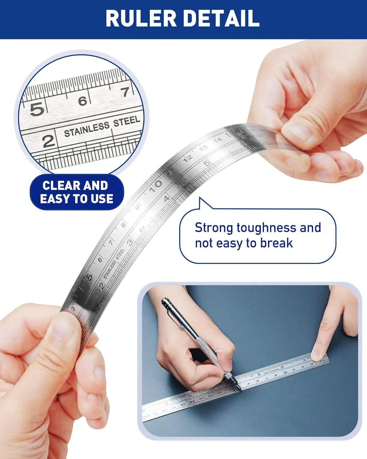 Metal Scribe Tool,Tungsten Carbide Scriber Pen With Magnet, for ...