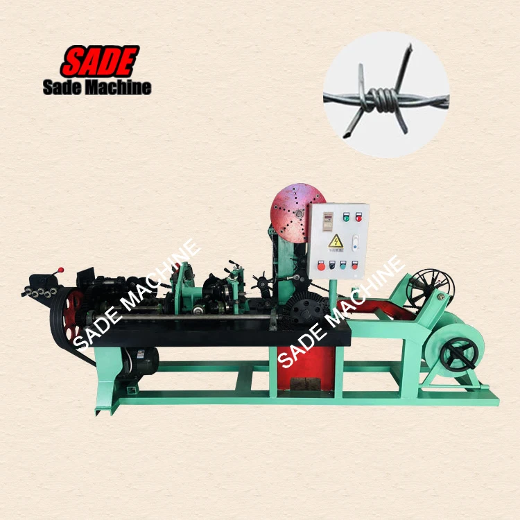 CUSTOMIZED CS-B BARBED WIRE MACHINE HOT POPULAR Single and Double ...