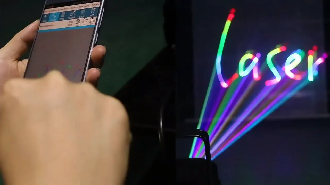 Newest Mini Rgb Laser Show Light System Have App Remote Control For ...
