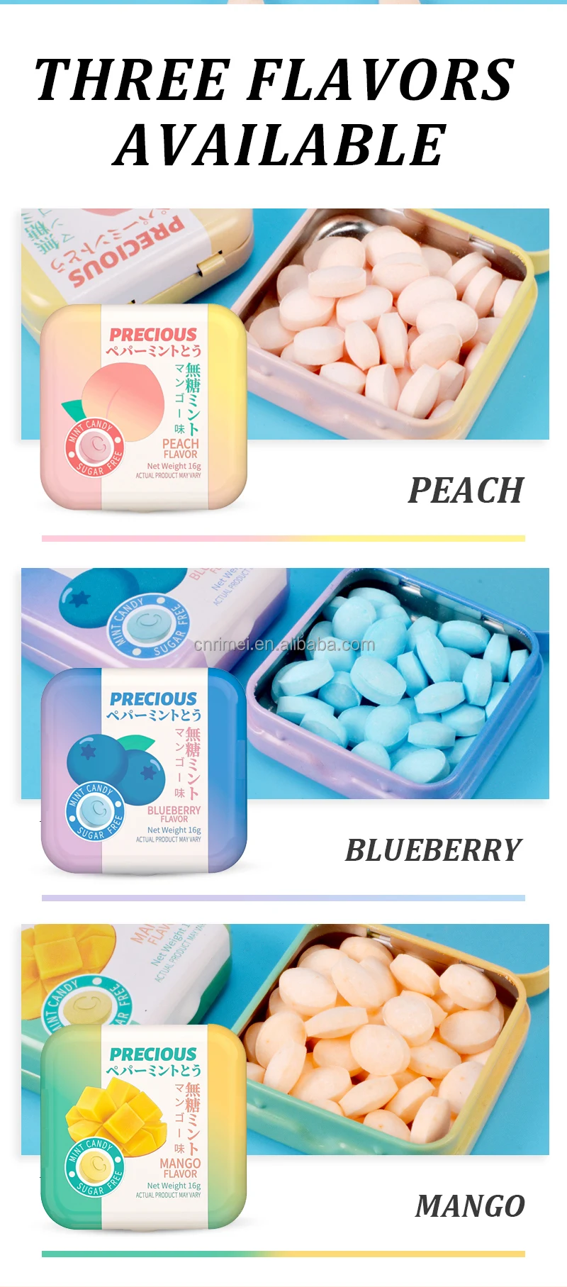 Custom Wholesalers Fresh Breath Sweets Fruit Sugar Free Mint Tablet Candies - Buy Soft Mint ...