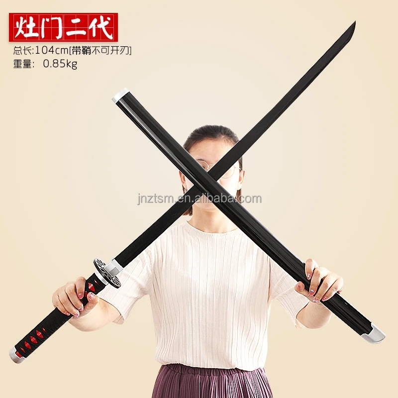 41inch Toy Swords Katana Sword Real Japanese Samurai Removable Demon ...