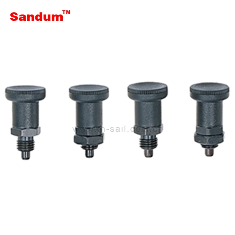 Self Locking Spring Loaded Indexing Plunger - Stainless Steel