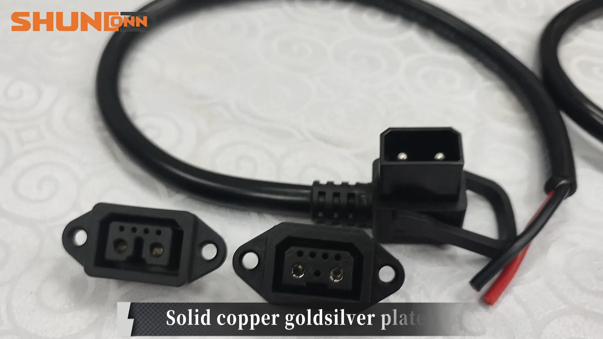 2+4 (6cores) Male And Female Seat Full Copper Wire Tower Dc Charging ...