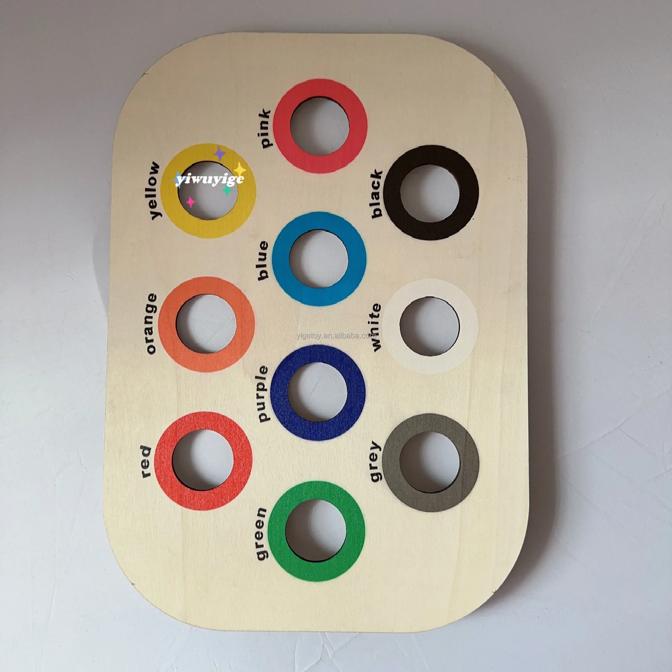 Flisat Wooden Insert - Educational Sensory Table Activity