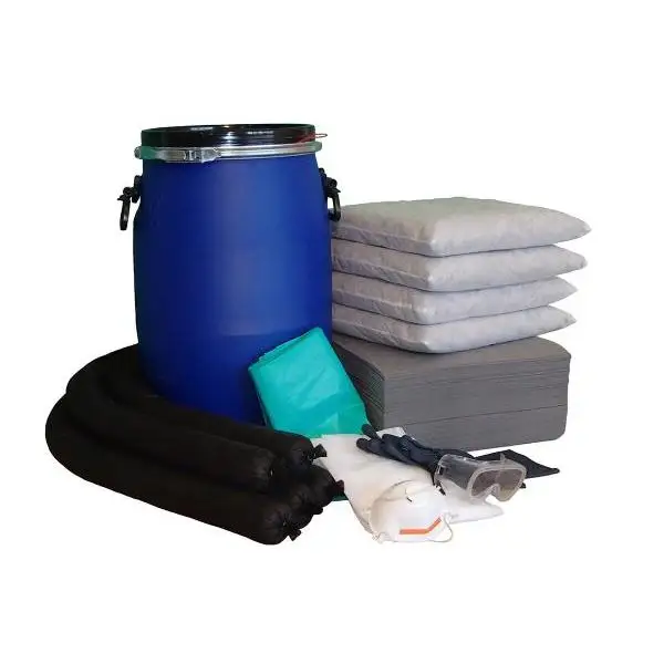 Construction Machinery Spill Kit with Cylindrical Containers for ...
