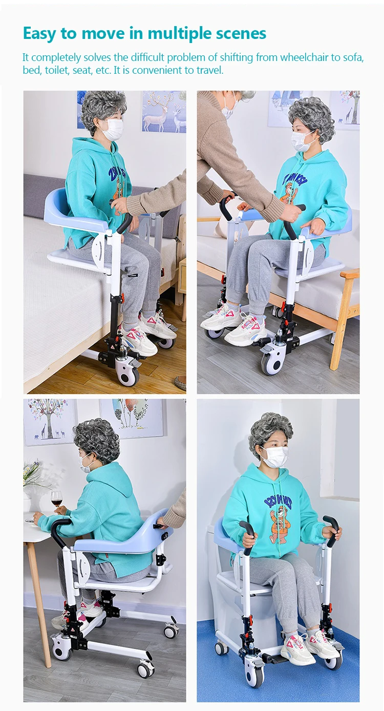 Manual Moving Disabled Patient Imove Lift Transfer Chair