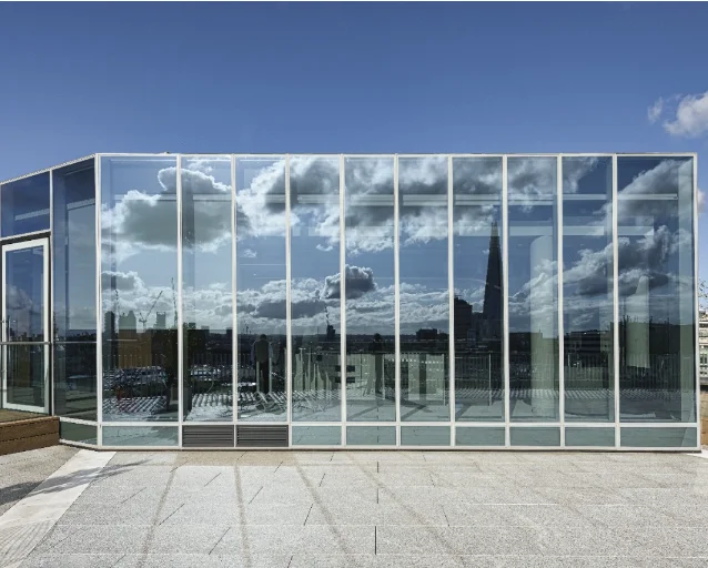 Parametric Glass Facade House - Aluminum Double Glass