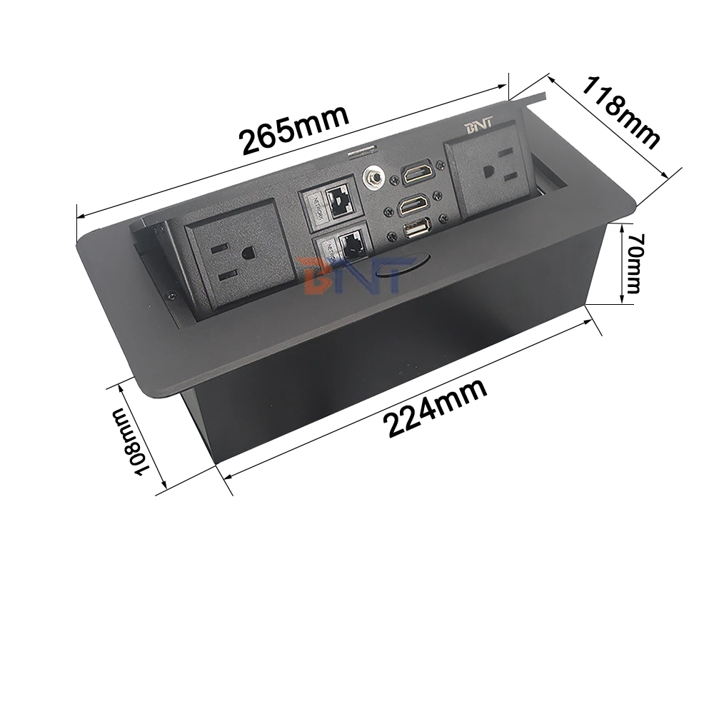 Office Furniture Flush Mounted Socket Hidden Us Standard Power Port ...