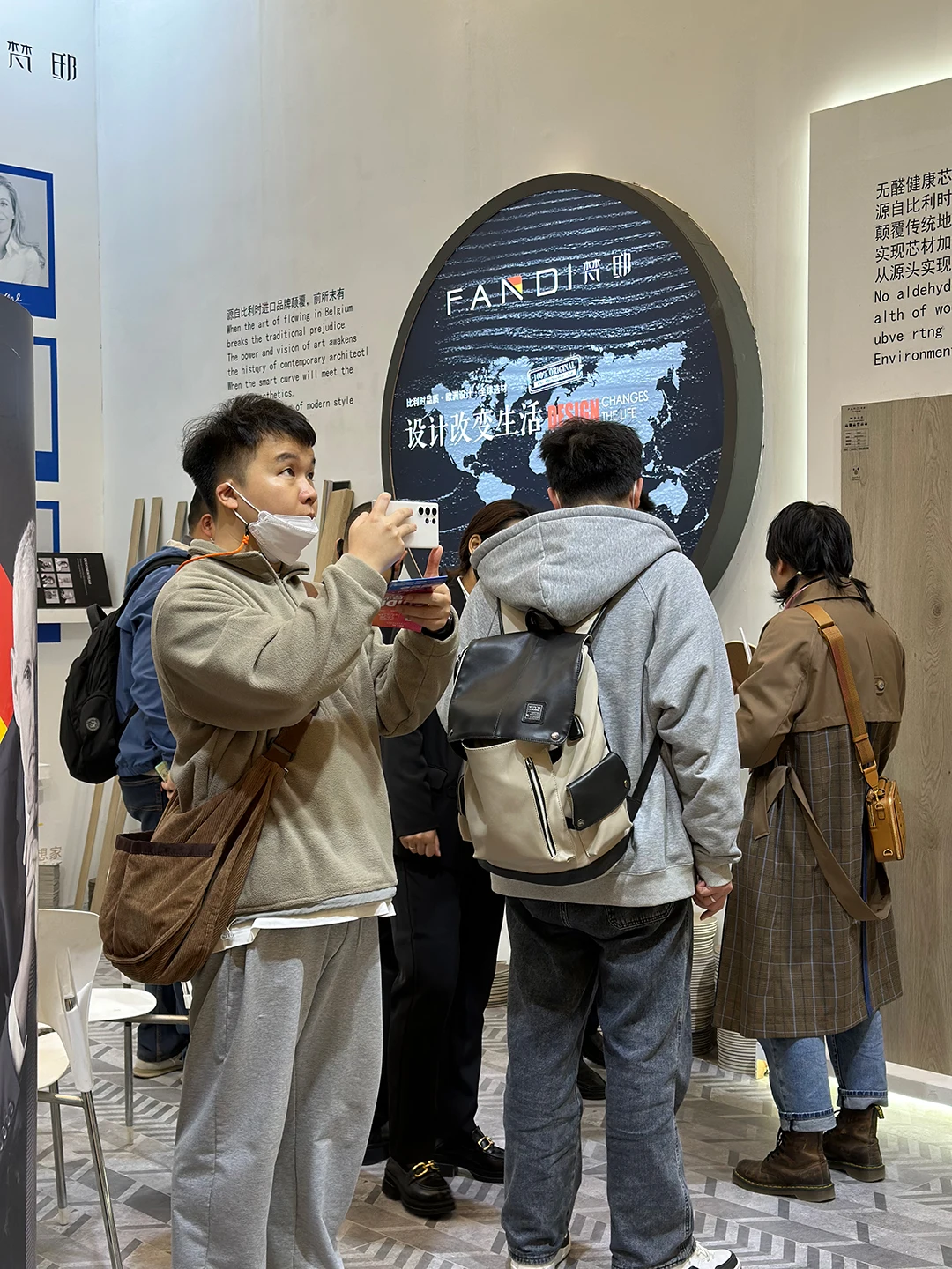 Gedeng 8mm Herringbone Piso Click Lock Wpc Flooring For Commercial ...