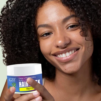 Gze Chebe Butter Rice Water Black Castor Oil Hair Cream Strengthens ...
