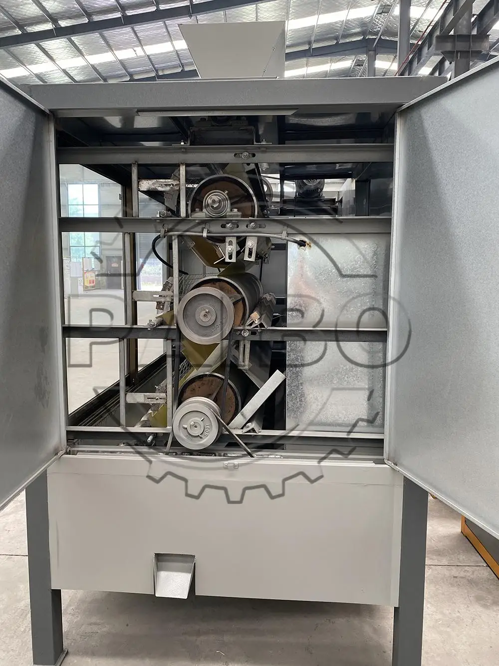 Electrostatic Separator Aluminum Plastic Three-Roll Triboelectric ...