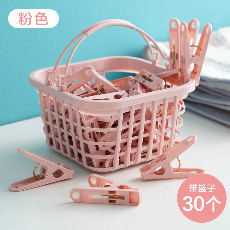 30pcs Plastic Clothes Pins Drying Clips Windproof Clothes Clips Small ...