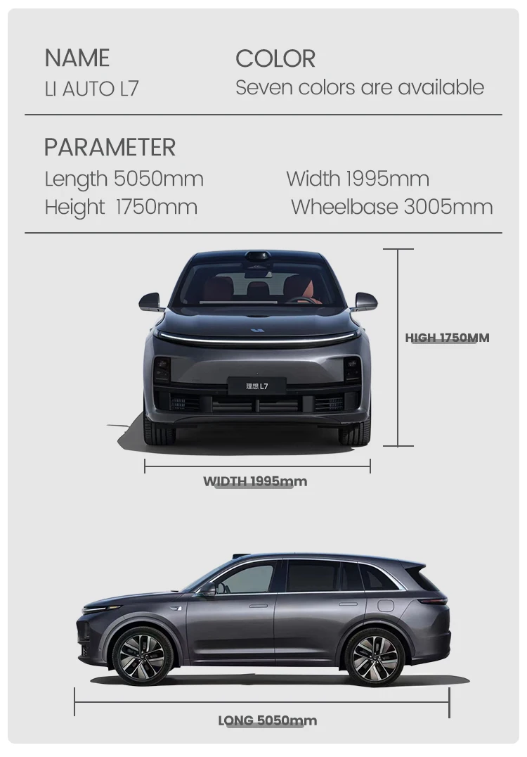 2023 Li L7 Air Pro Max White Pearl Paint SUV 5 Seats Chinese 4wd New ...