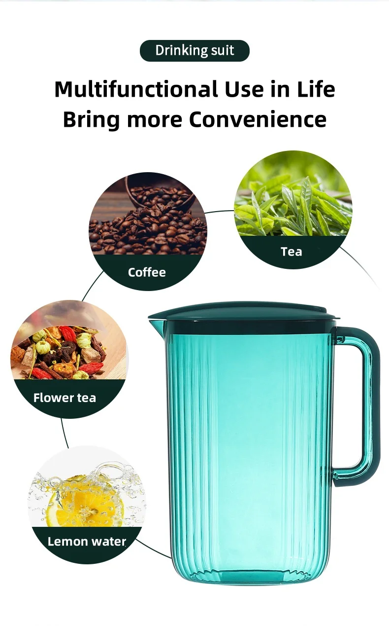 Luxury Canteen Use Water Jug Set With 4 Cups Durable Tea Water Pot ...